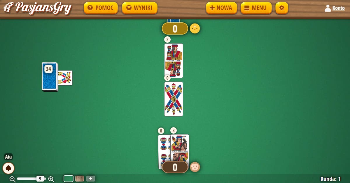 Zagraj w Briscolę - Pasjansgry.pl