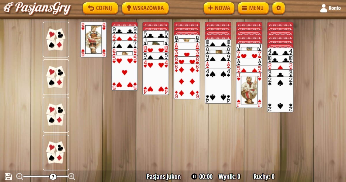 Zagraj w Pasjansa Jukon - Pasjansgry.pl